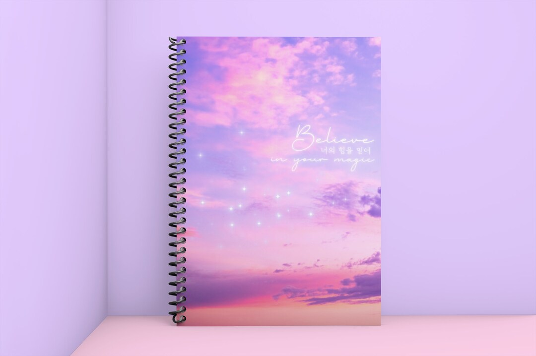 Believe in Your Magic 2024 Korea Planner Spiral Notebook 2024 Korea ...