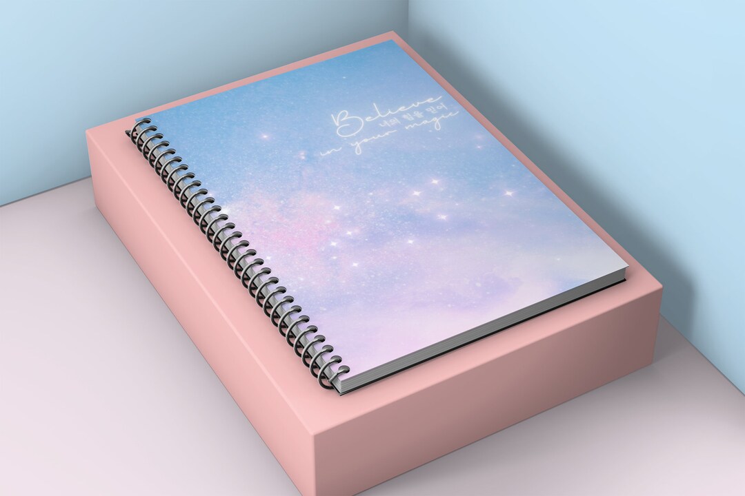 Believe in Your Magic 2024 Korea Planner Spiral Notebook 2024 Korea ...
