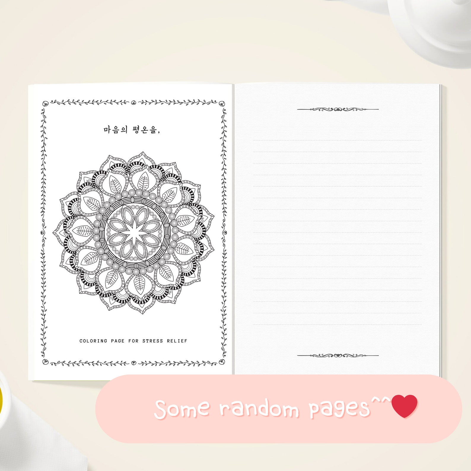 Some Korean Notebook With K-drama Lines, Learning Korean Naturally ...