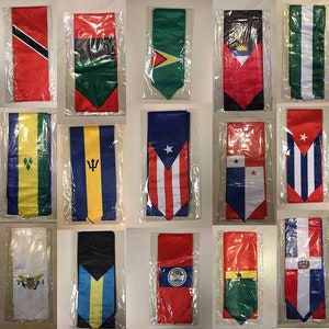 Mixed Country Flag Graduation Stoles/sash (any Flags) - Etsy
