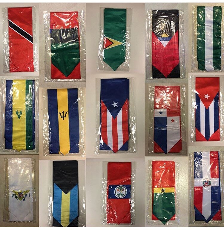 Mixed Country Flag Graduation Stoles/Sash | Etsy