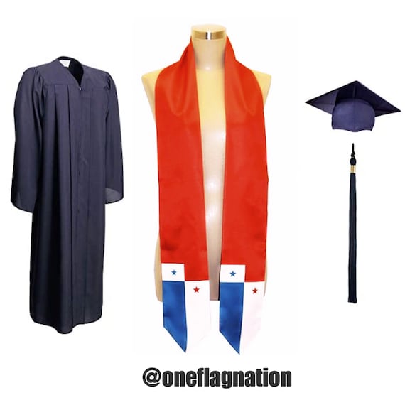 Country Flag Graduation Stole/sash Panama Panamian Flag | Etsy