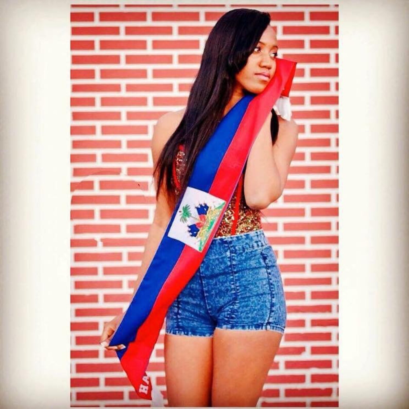 Haiti Haitian Flag Scarf - Etsy