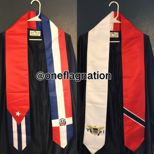 Mixed Country Flag Graduation Stoles/sash (any Flags) - Etsy