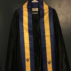 Country Flag Graduation Stole/sash - Barbados - Etsy