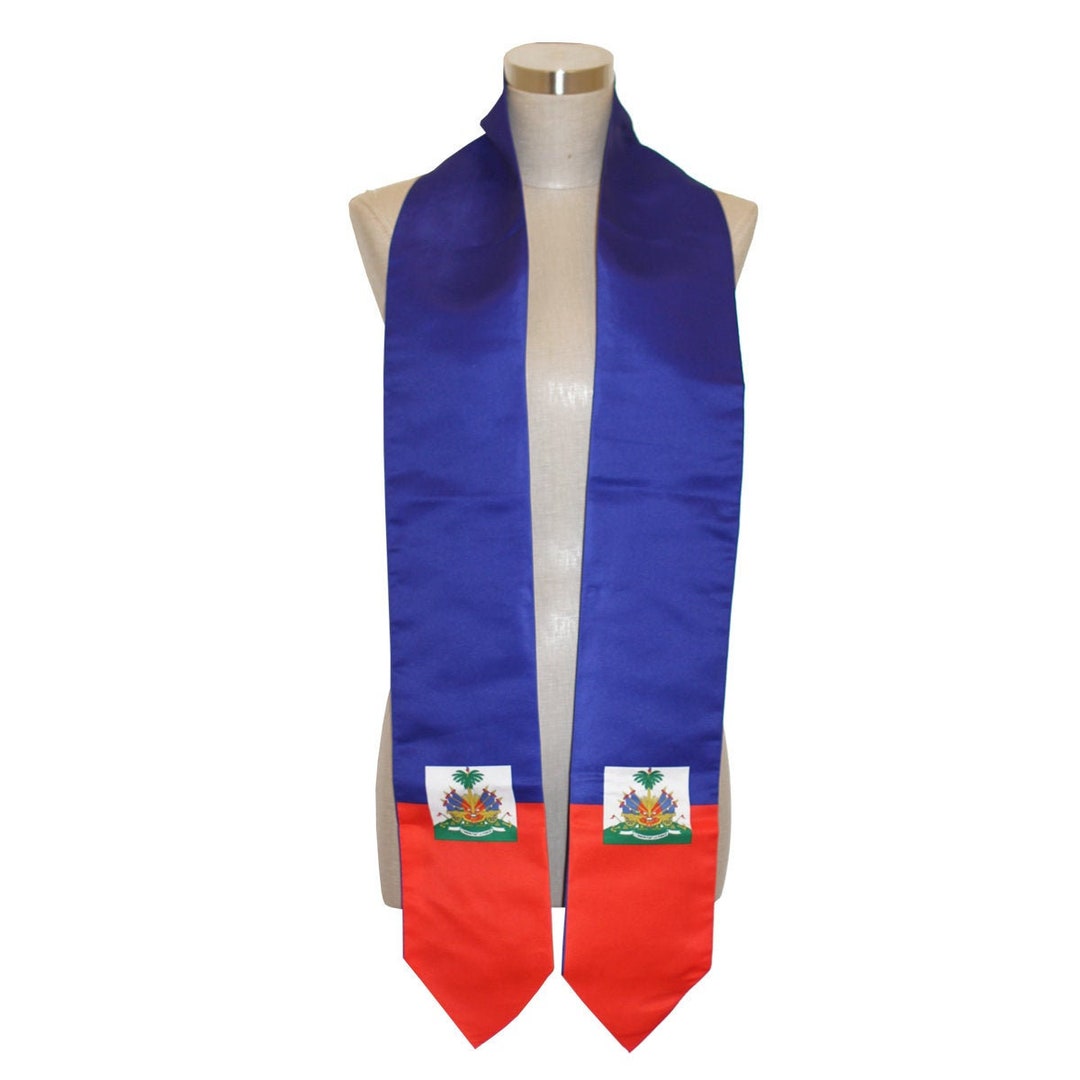 Country Flag Graduation Stole/sash - Haiti, Haitian - Etsy