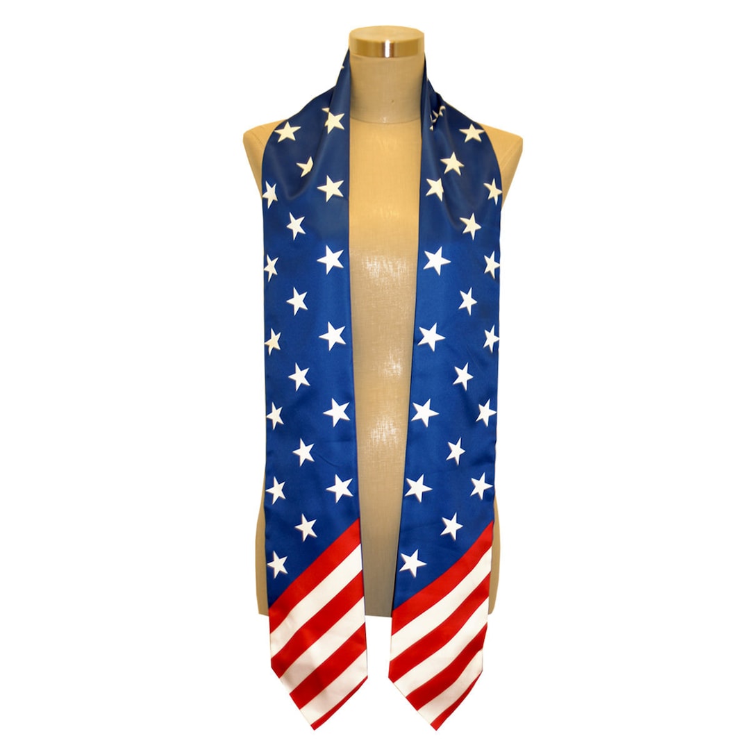 Country Flag Graduation Stole/sash - United States of America (USA) - Etsy