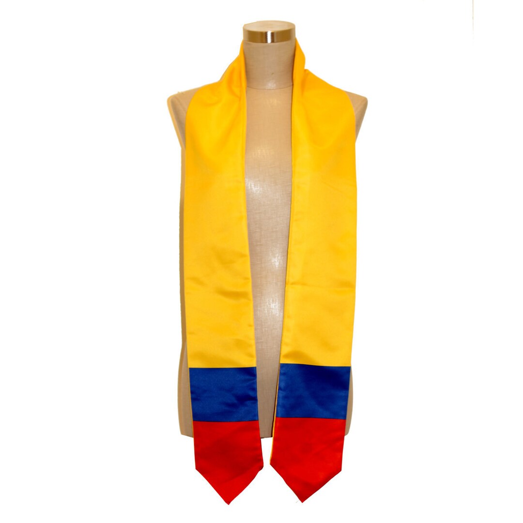 Country Flag Graduation Stole/sash - Colombia - Etsy