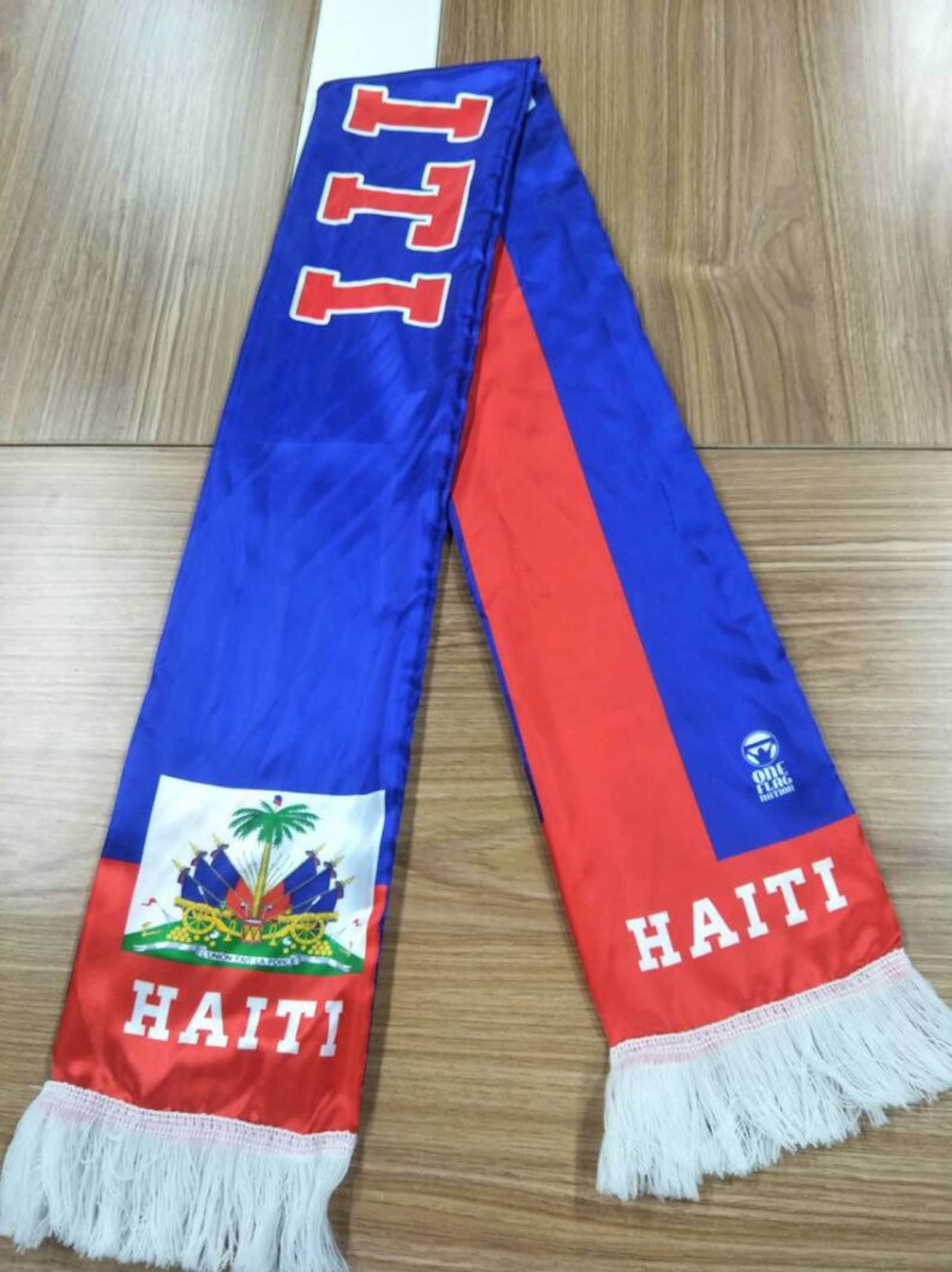 Haiti Haitian Flag Scarf - Etsy