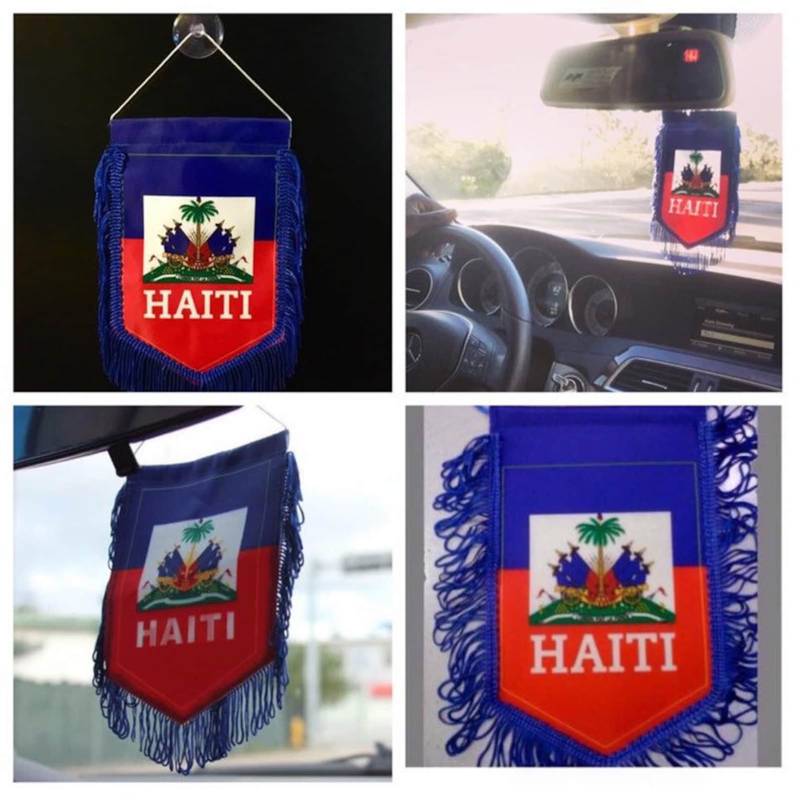Haiti/haitian Flag Mini Banner - Etsy
