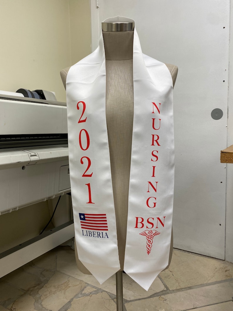Customize Your Graduation Stole/sash (multiple Flags) - Etsy