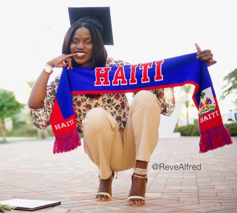 Haiti/haitian Flag Scarf - Etsy