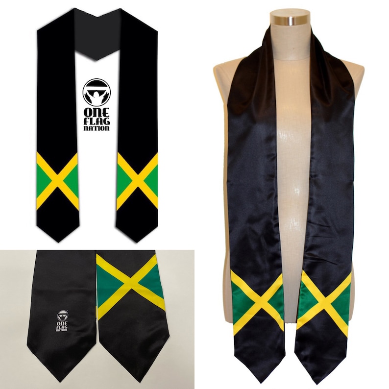 Country Flag Graduation Stole/sash - Jamaica, Jamaican - Etsy UK