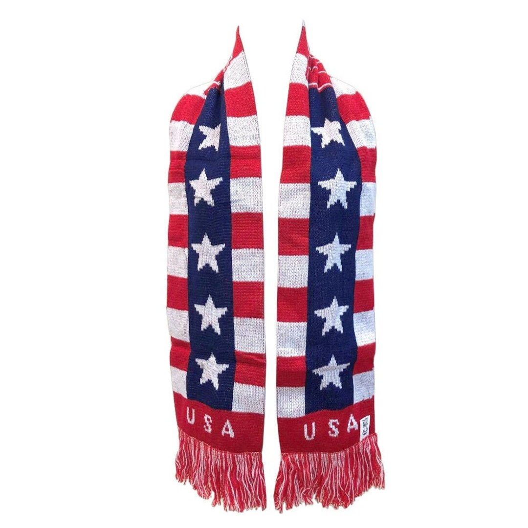 USA Flag Scarf - USA Scarf - Etsy