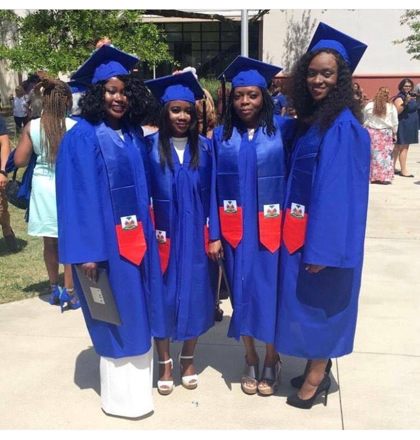Country Flag Graduation Stole/sash Haiti Haitian | Etsy