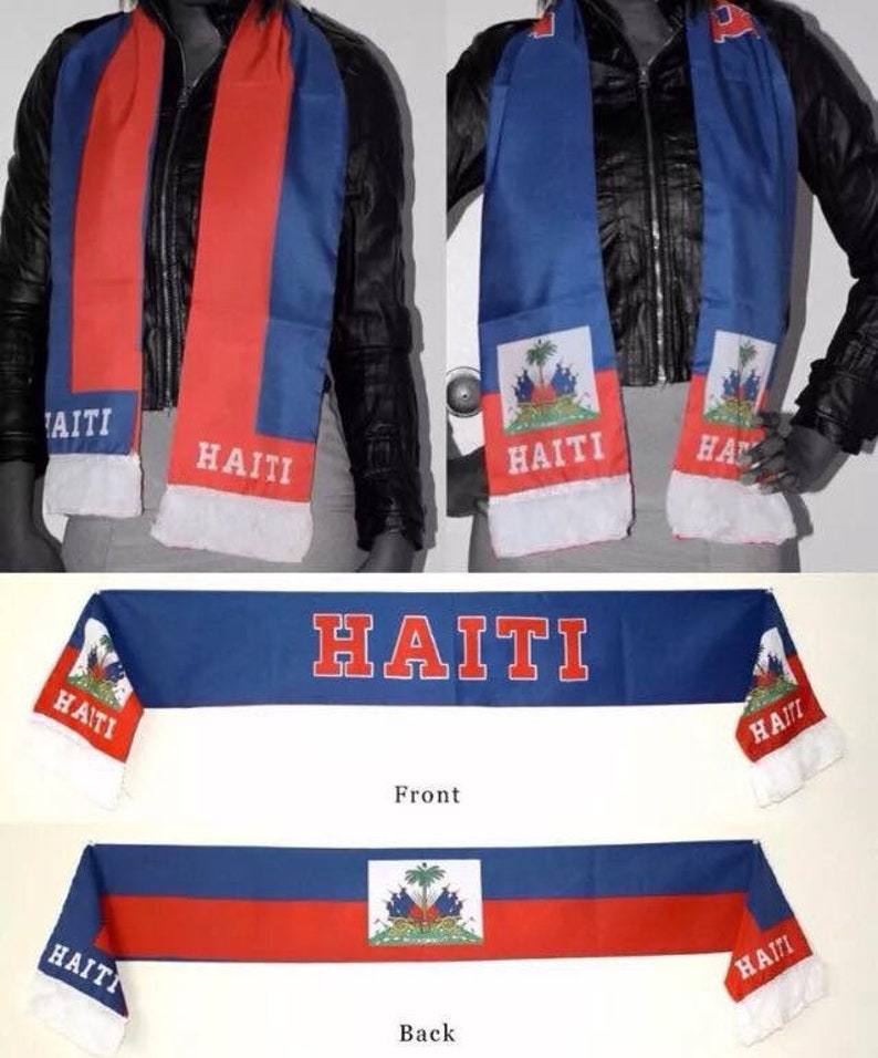 Haiti Haitian Flag Scarf - Etsy