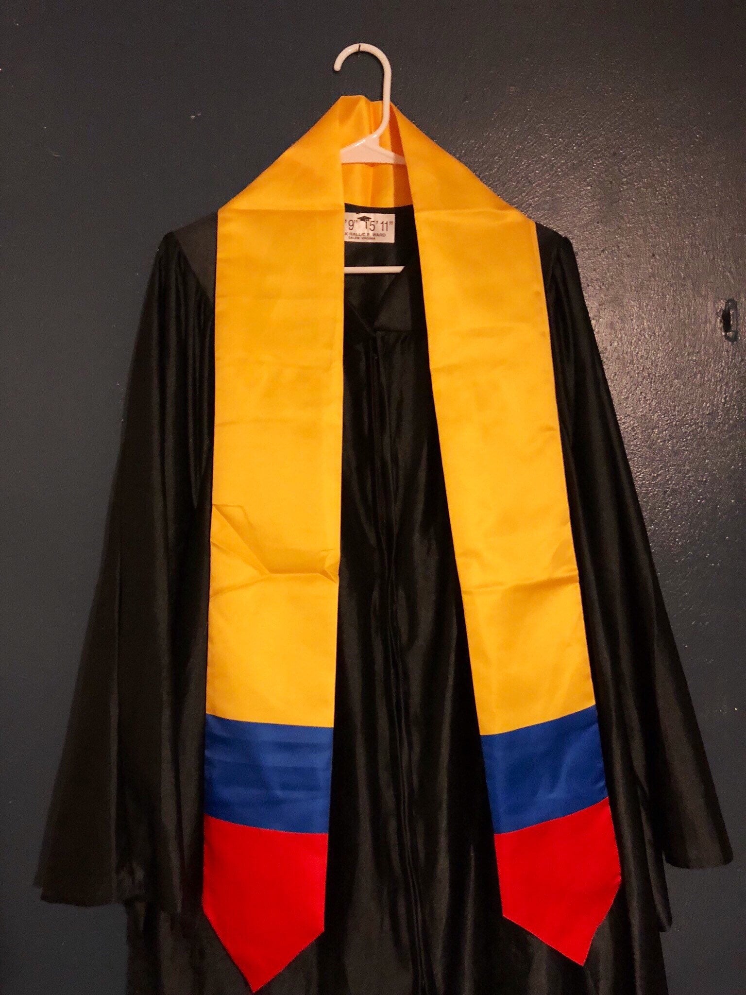 Country Flag Graduation Stole/Sash Colombia | Etsy