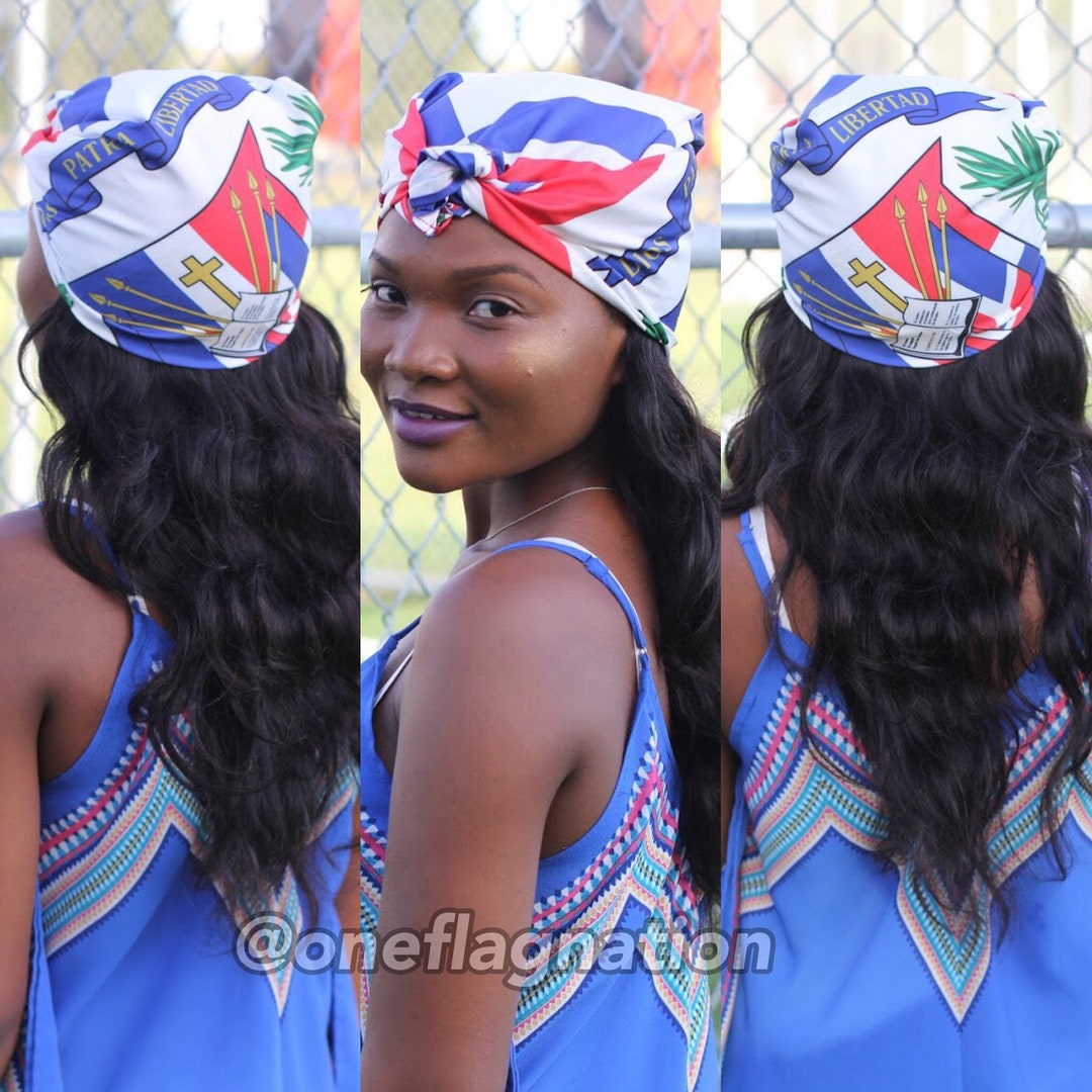 Dominican Republic DR Flag Bandana pañuelo unisex - Etsy