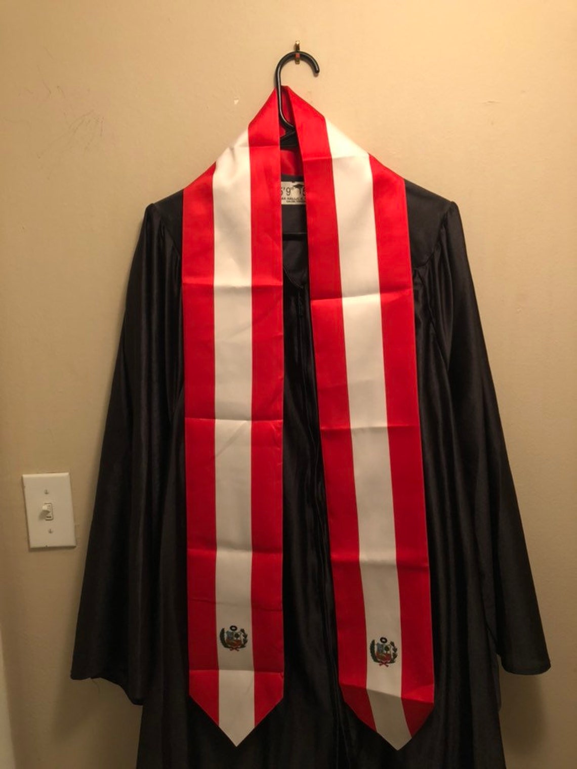 Country Flag Graduation Stole/sash Peru - Etsy