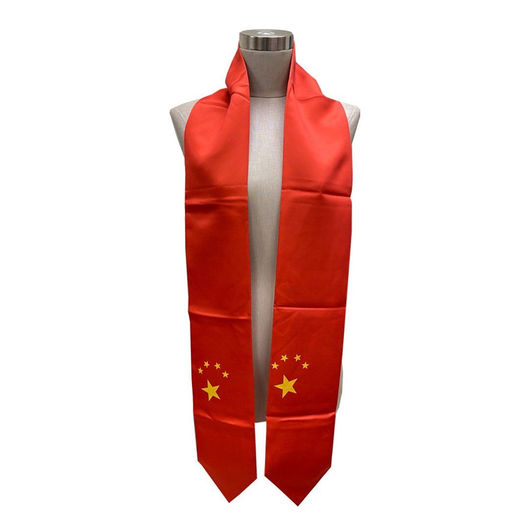 Country Flag Graduation Stole/sash - China Chinese Flag - Etsy