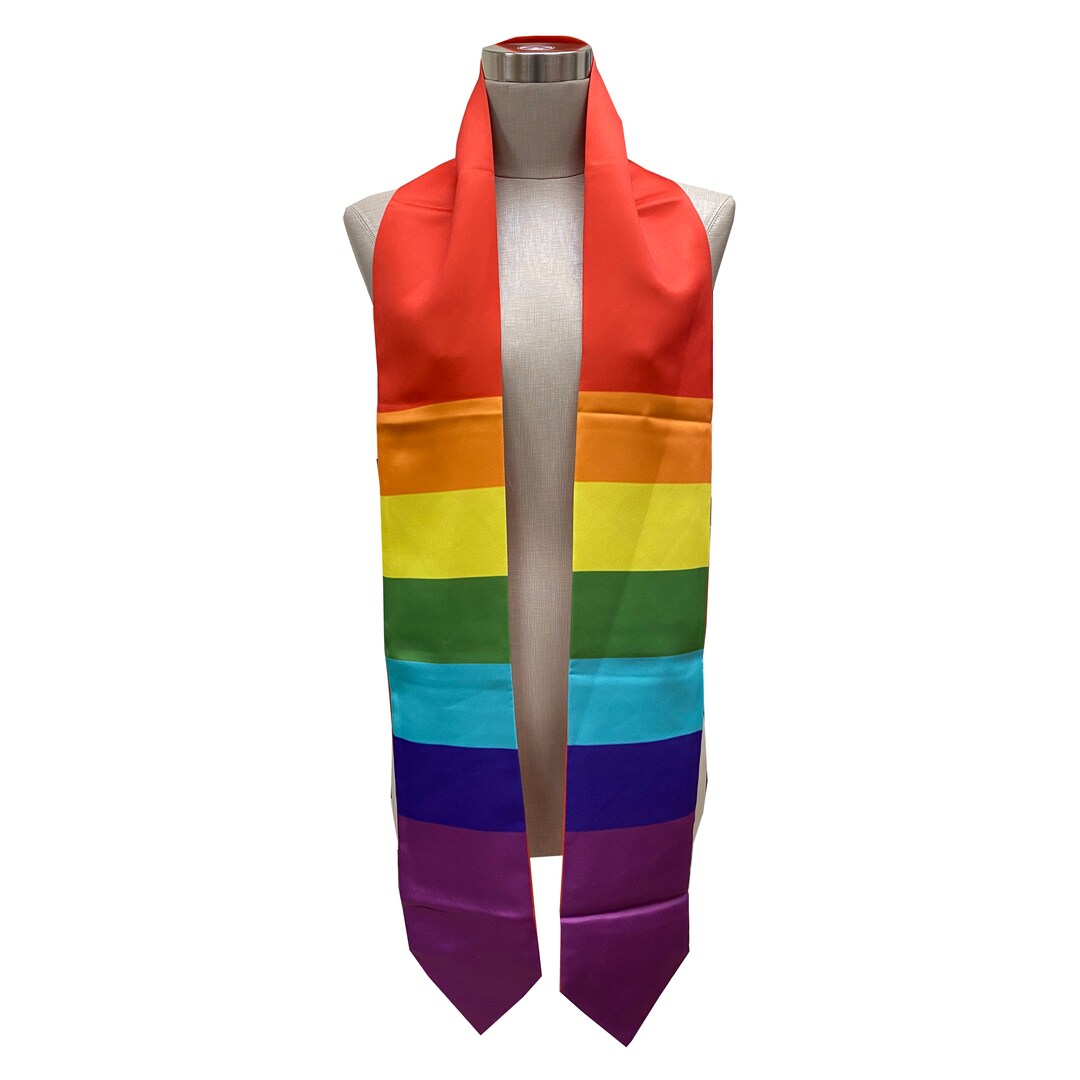 Rainbow Pride (LGBT) Flag Graduation Stole - Etsy