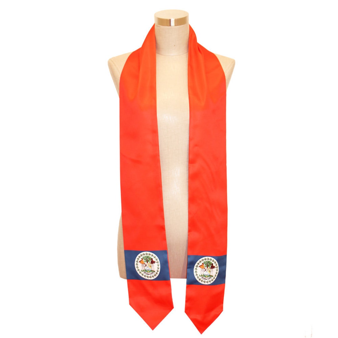 Country Flag Graduation Stole/sash - Belize - Etsy