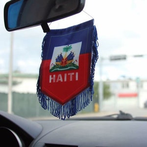 Haiti/haitian Flag Mini Banner - Etsy