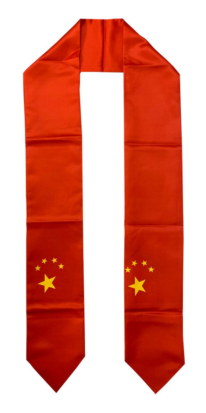 Country Flag Graduation Stole/sash China Chinese Flag - Etsy