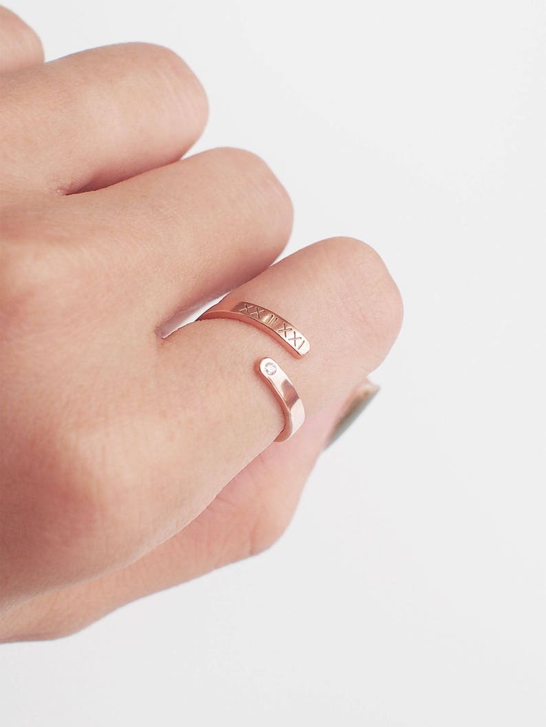 Personalized Ring Minimal Ring Stacking Ring Layered | Etsy