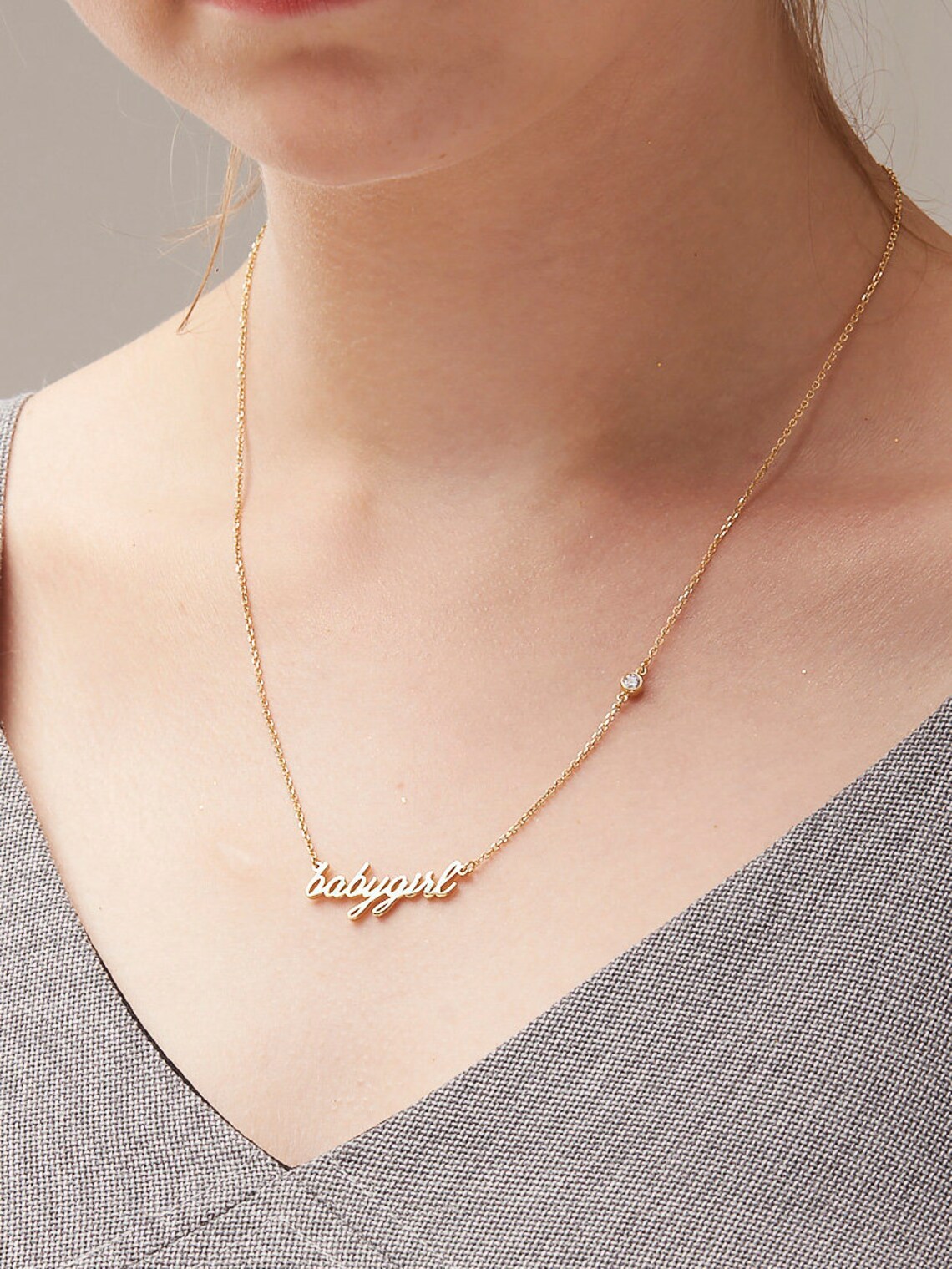 Custom Name Necklace / Personalized Name Necklace / Children - Etsy