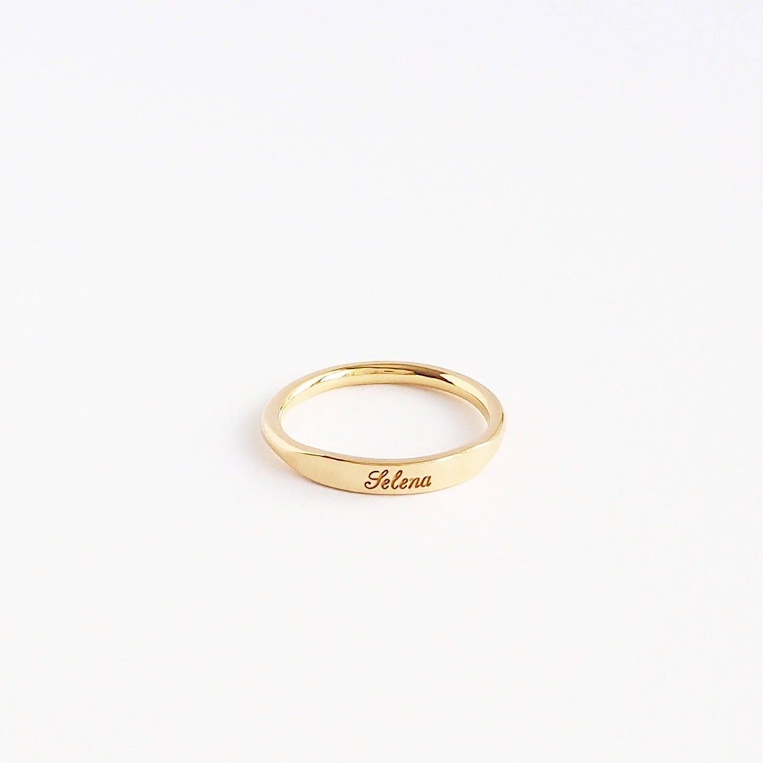 Personalized Name Ring / Custom Name Jewelry / Sterling Silver Ring ...