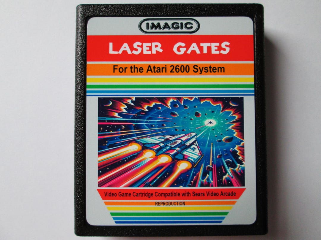 Atari 2600 LASER GATES Video Game Cartridge - Etsy