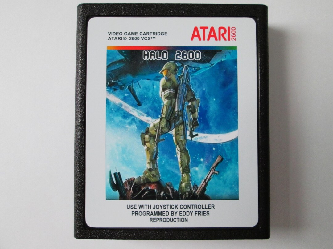 Atari 2600 HALO 2600 Video Game Cartridge Free Shipping - Etsy
