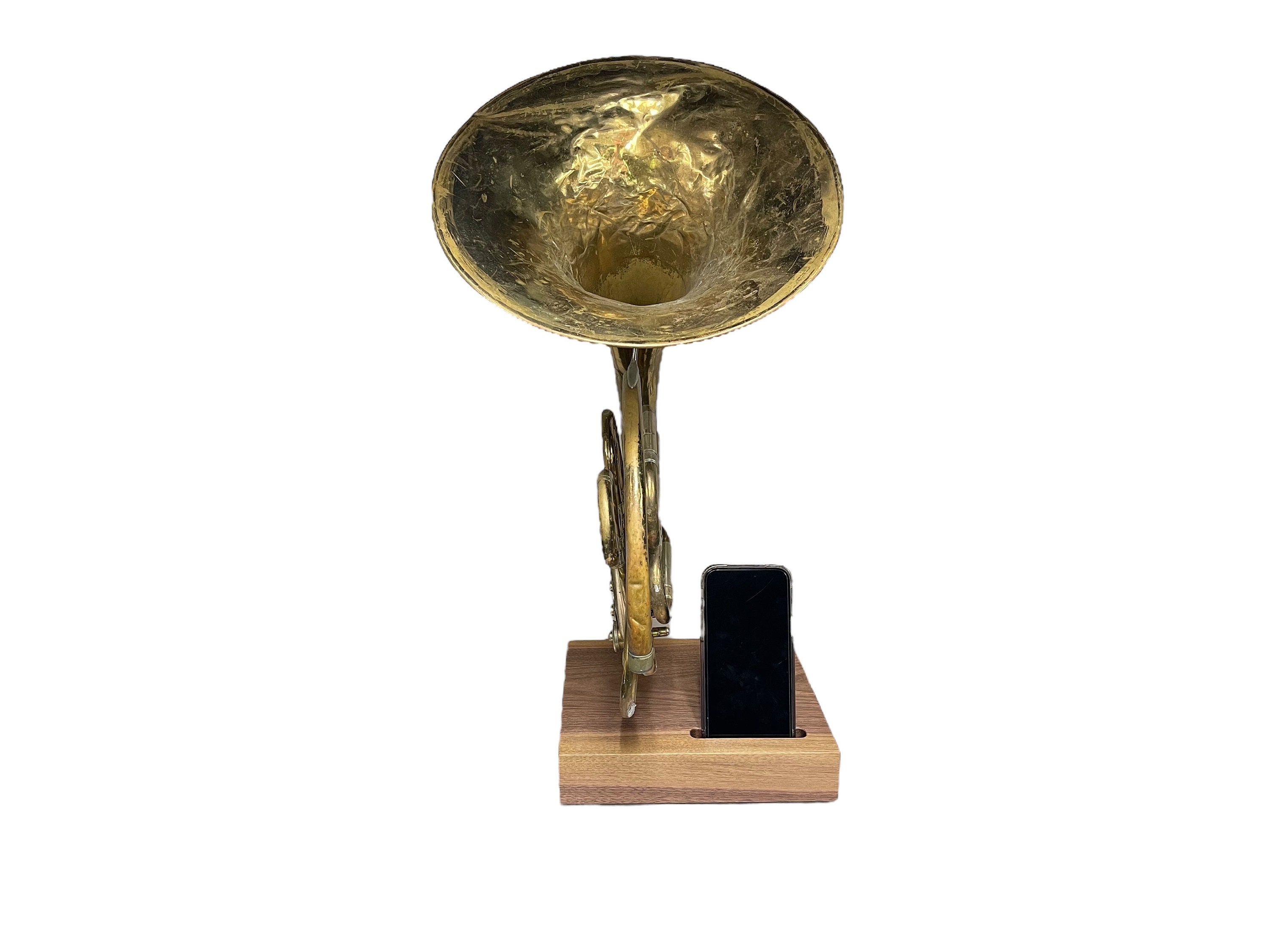 Acoustic French Horn Speaker, iPhone Speaker Horn Speaker, Wireless ...