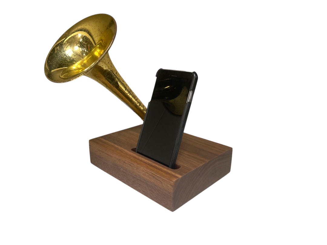 Acoustic Trumpet Speaker, iPhone Speaker, Horn Speaker, iPhone ...