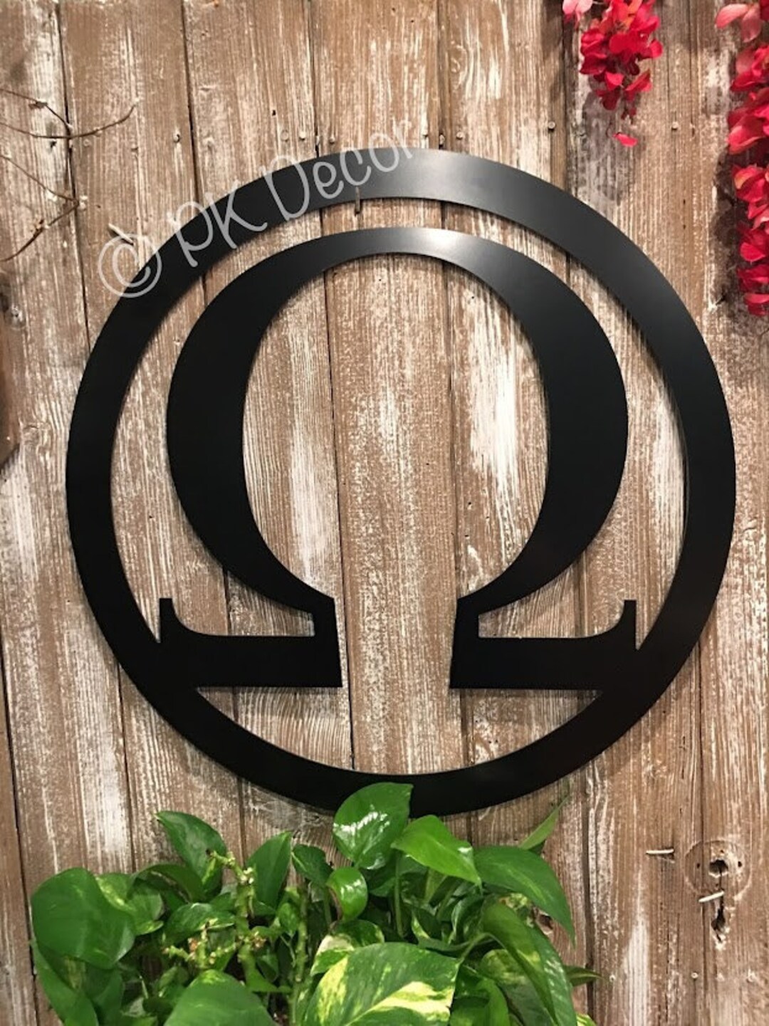 Greek Letter Door Hanger Sorority and Fraternity House Sign - Etsy