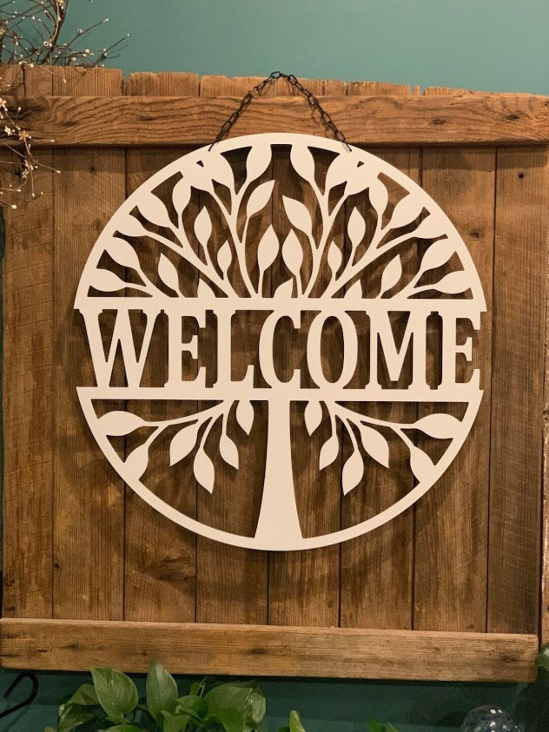 Personalized Tree of Life Welcome Sign Wall Art Custom Tree - Etsy