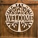 Personalized Tree of Life Welcome Sign Wall Art Custom Tree - Etsy