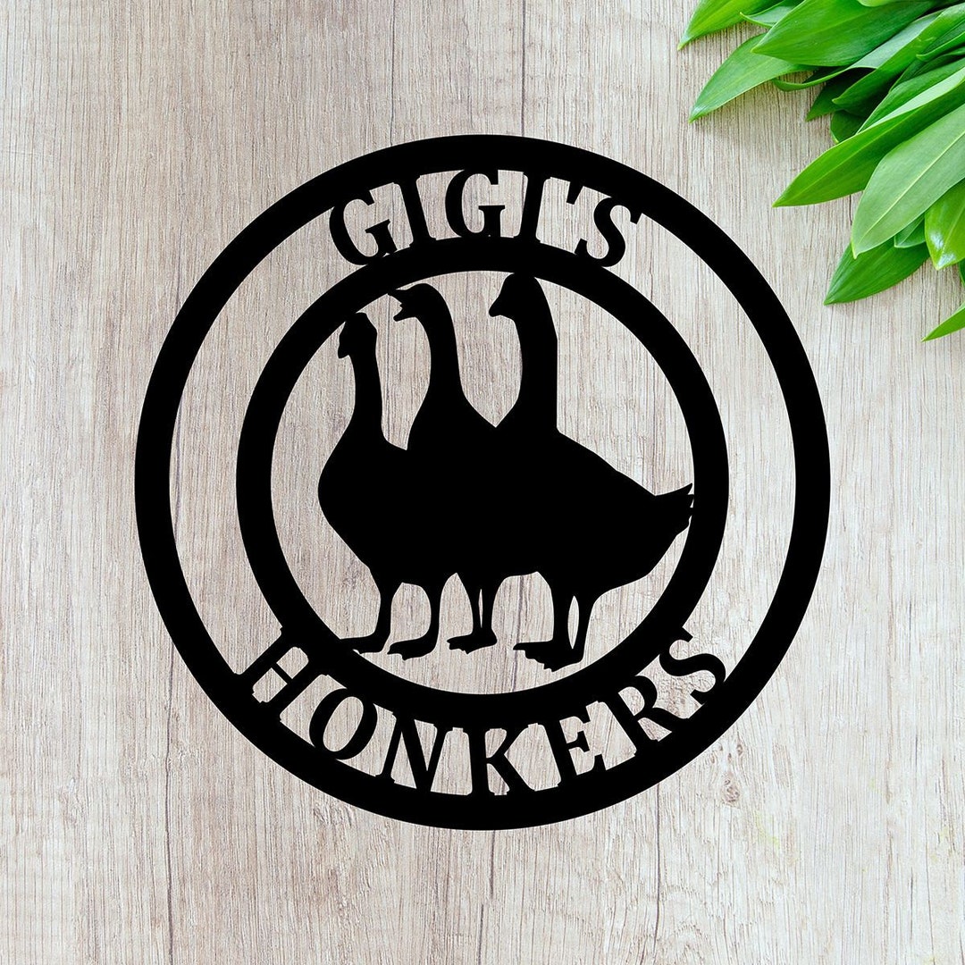 Customized Happy Geese Sign for Dock or Lake - Personalized Happy Geese ...