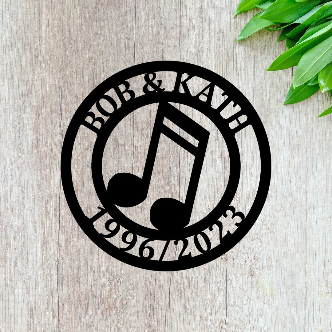 Custom Music Note Yard Signs - Music Decor for Home - Gift for Music ...