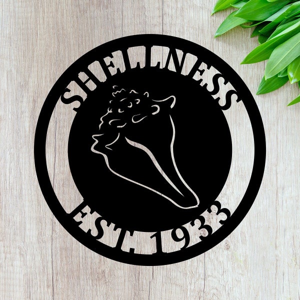 Shell Sign - Etsy