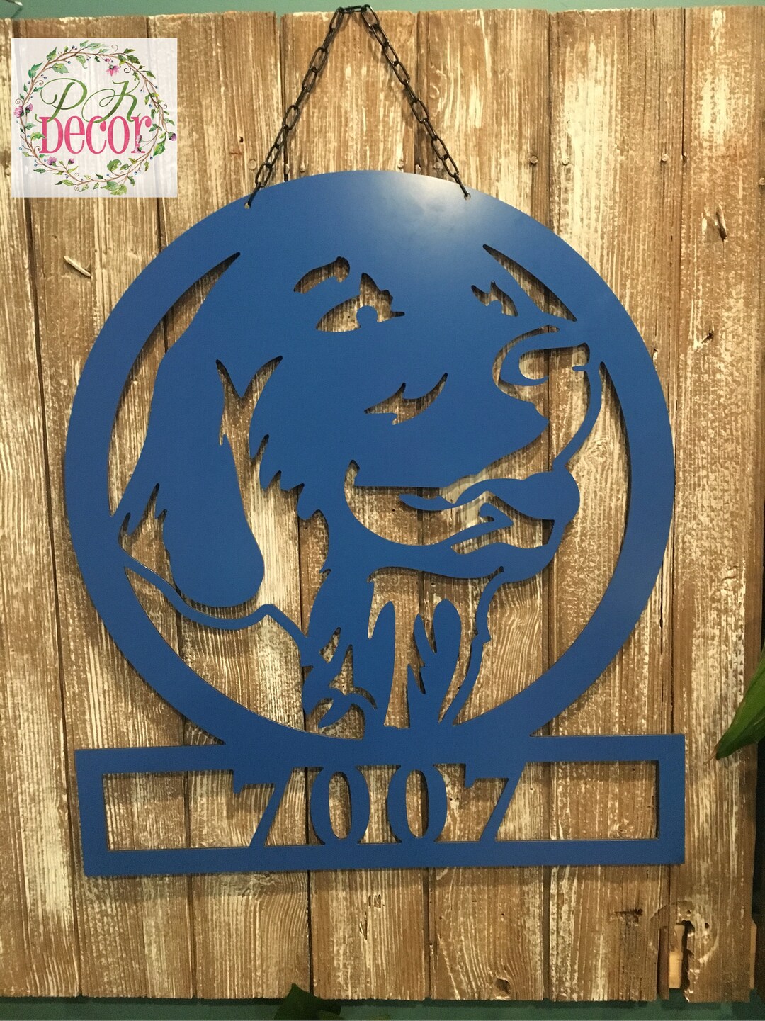 Custom Metal ACM Golden Retriever Door Decor - Personalized Dog Owner ...