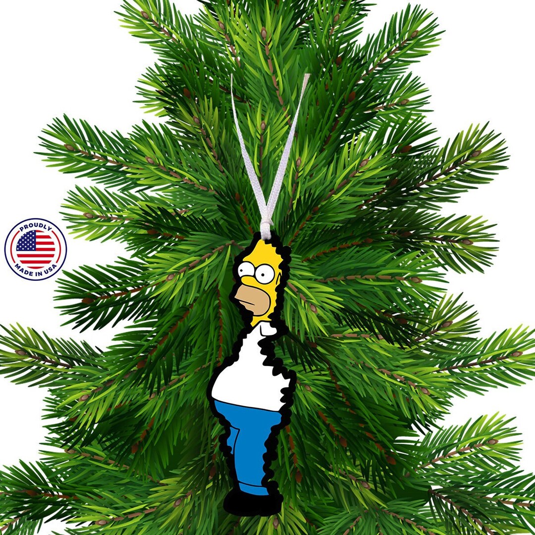 Homer Simpson Ornament Made in USA MAGNET Simpson Gift - Etsy