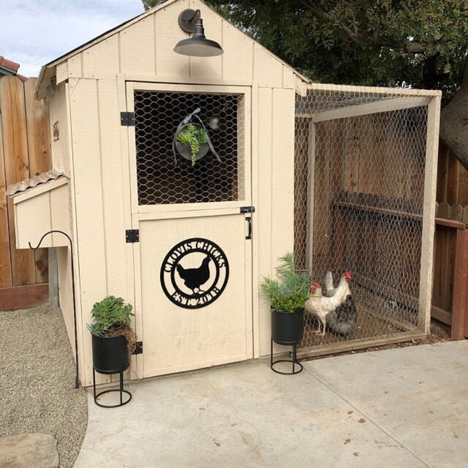Personalized Chicken Sign - Customized Chicken Coop Sign - Chicken ...