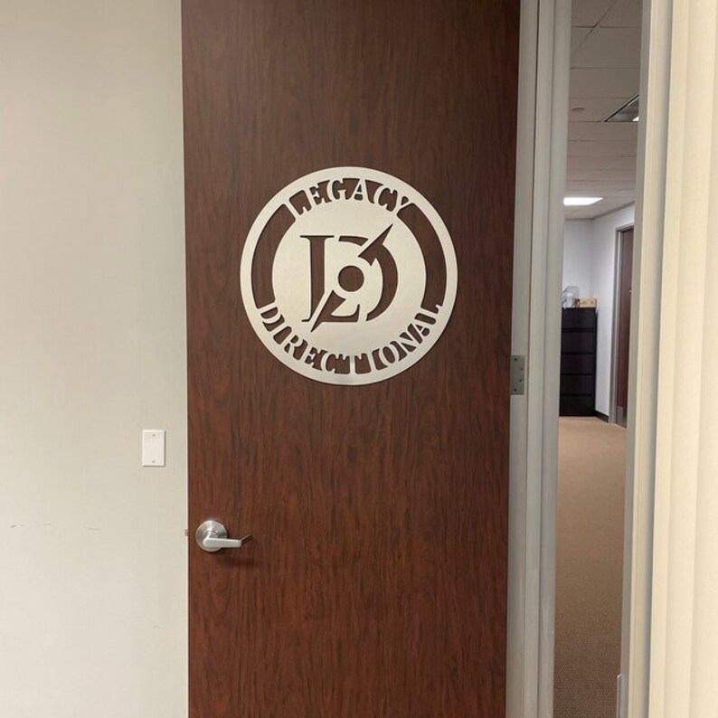 Custom Metal ACM Logo Cutout Wall Art Personalized Office - Etsy