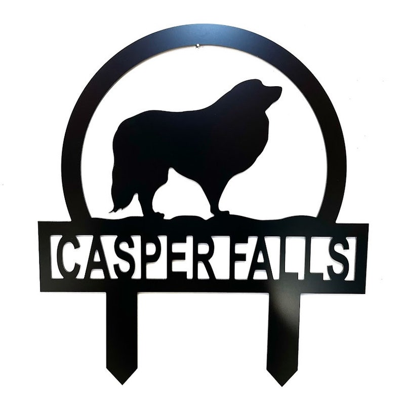 Custom Great Pyrenees Yard Sign - Customized Great Pyrenees Garden ...