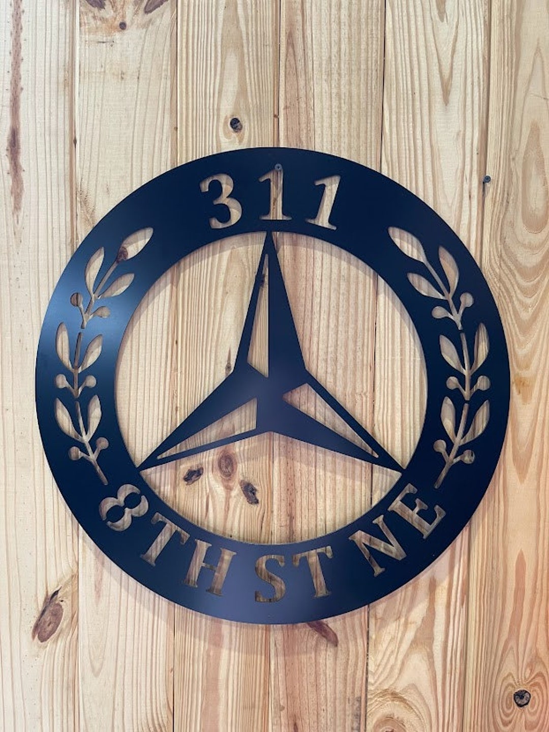 Customized Mercedes Benz Sign - Personalized Auto Decor for Home - Car ...