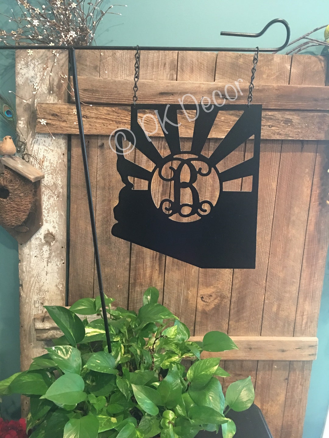 Personalized State of Arizona Sign - Customized Metal ACM Arizona Flag ...