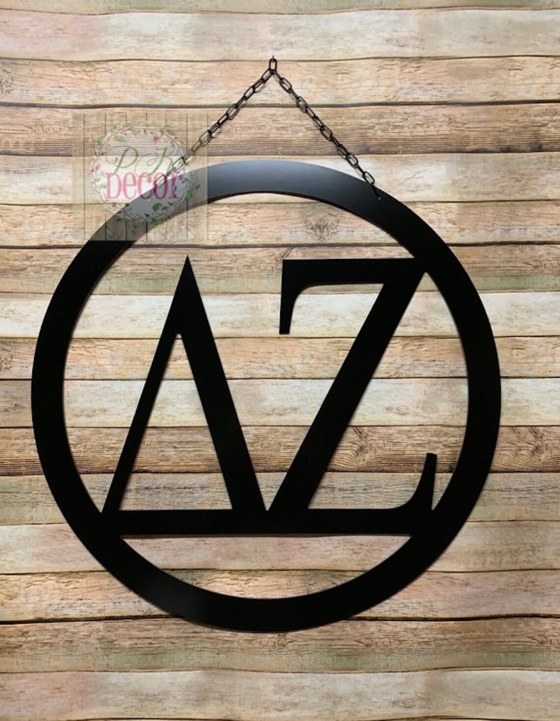 Greek Letter Door Hanger Sorority and Fraternity House Sign - Etsy