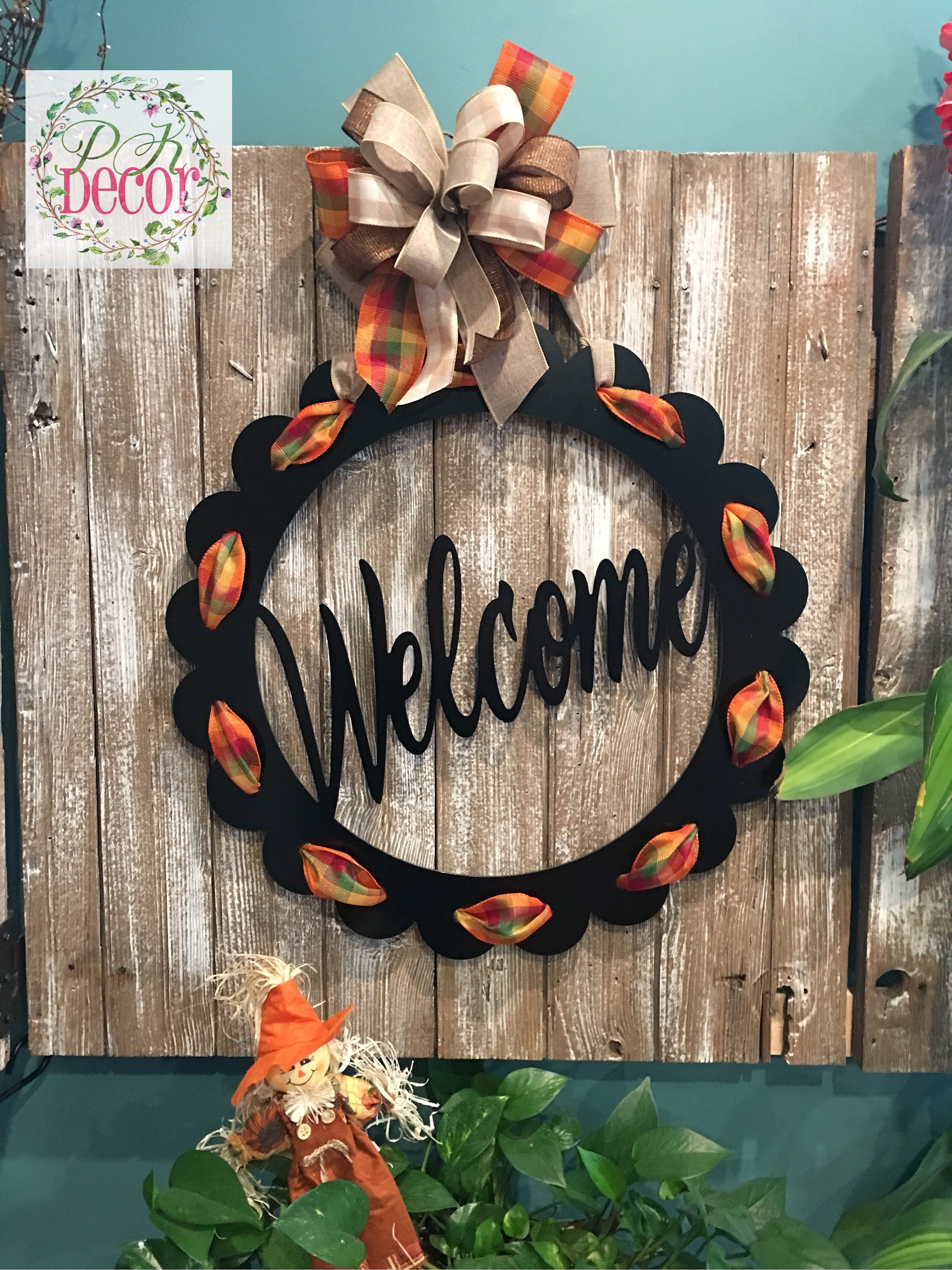 Welcome Sign Front Door Changable All Season Outdoor Welcome - Etsy
